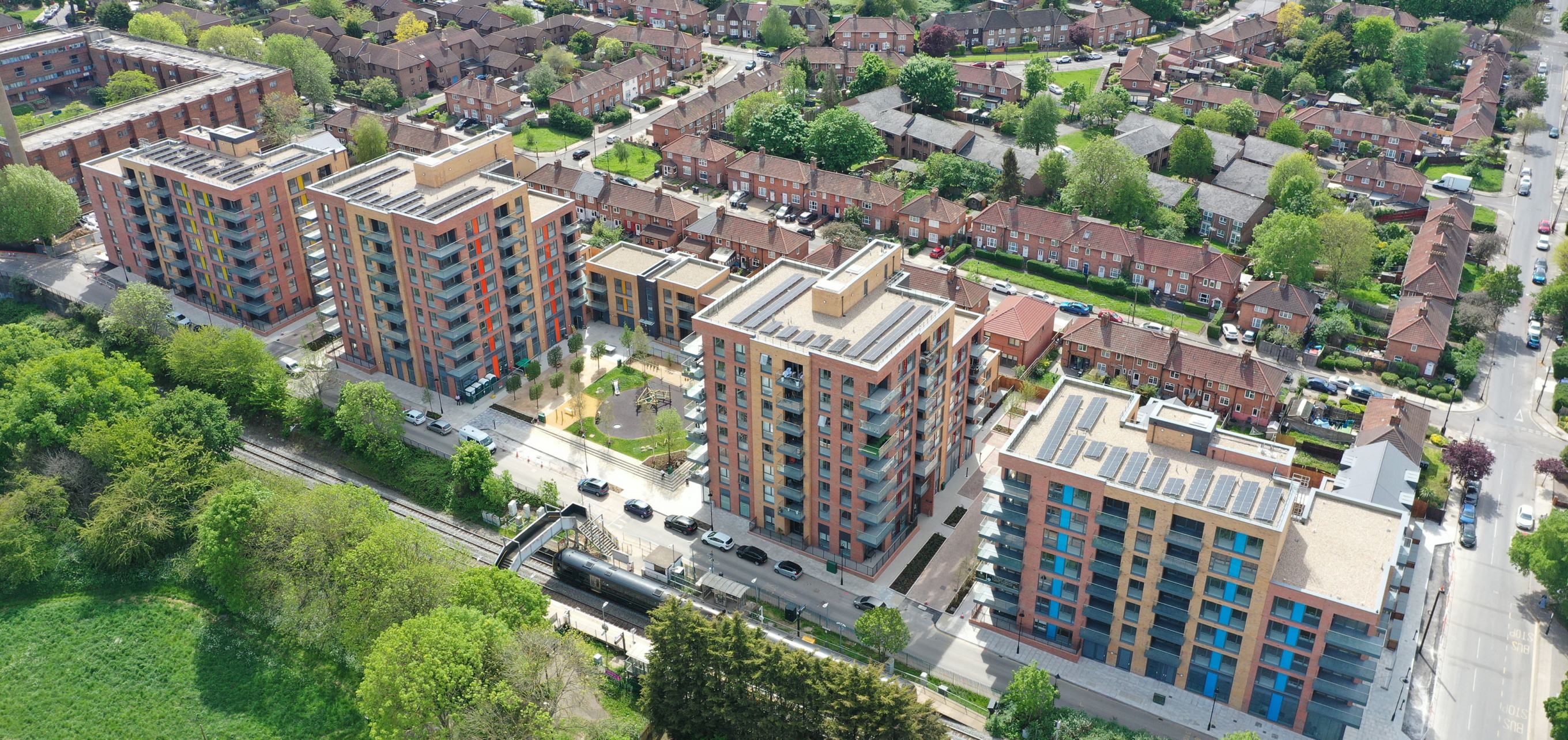 Drone shots of Copley Estate - Hunters - Architects, Building ...