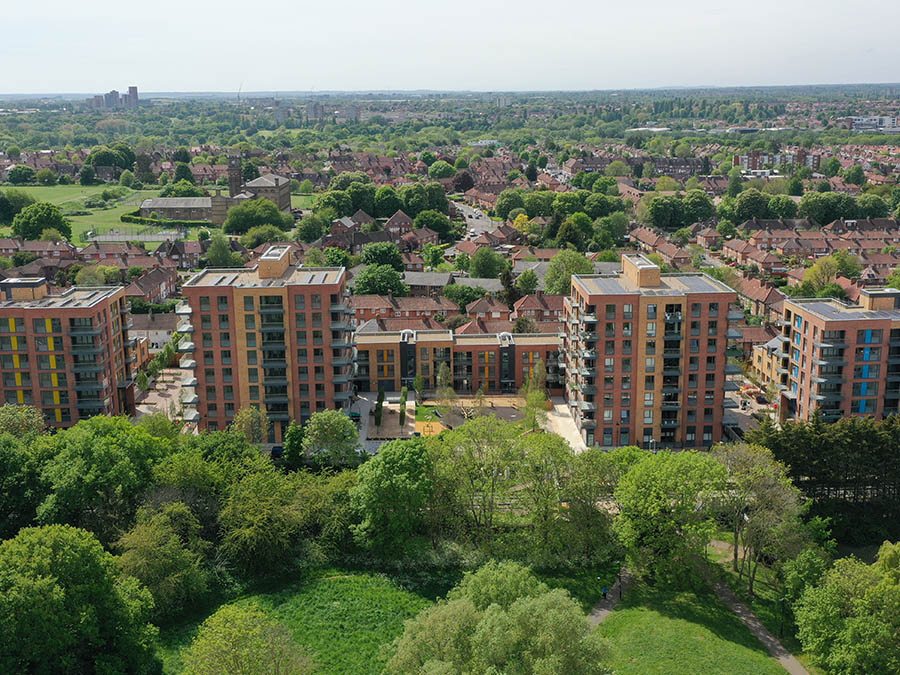 Drone shots of Copley Estate - Hunters - Architects, Building ...